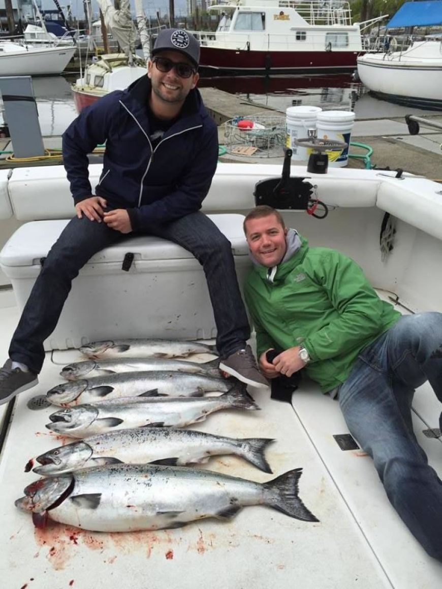 Vancouver Fishing Report, April 15th - Bon Chovy Salmon Fishing Charters