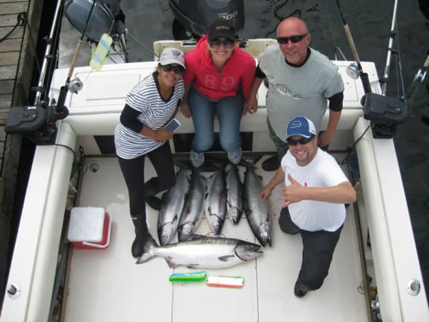 Vancouver Fishing Report, Labour Day Weekend! - Bon Chovy Salmon ...